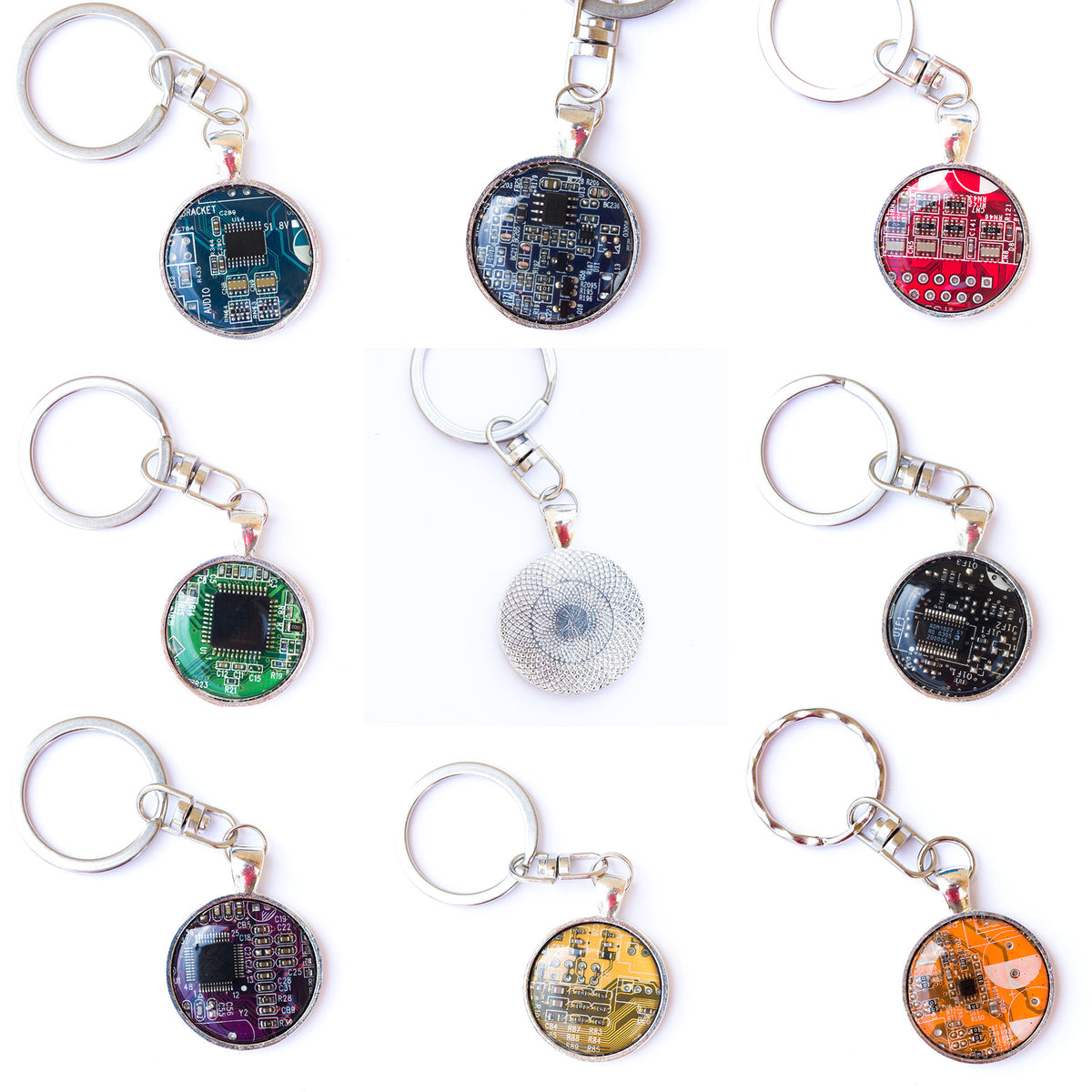 Circuit board keyring - recomputing